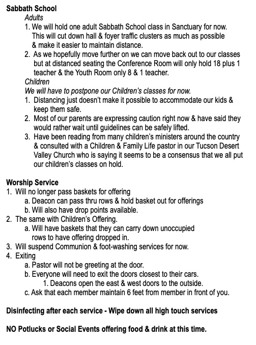 Worship Distancing Guidelines — Grace In the Desert Worship Distancing Guidelines — Grace In the Desert